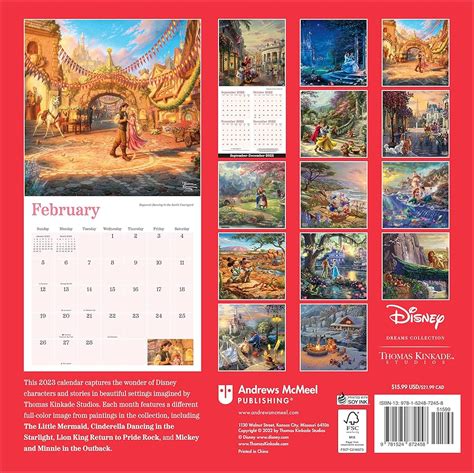 Disney 2023 Wall Calendar 2025 Printable Calendar Free Templates