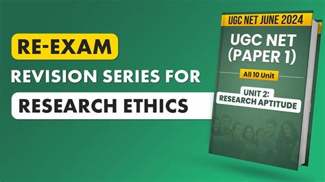 UGC NET Paper 1 Most Scoring Topics Research Ethics Based On Latest Syllabus YouTube