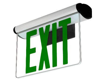 Acrylic Board Led Emergency Light Red Green Optional Building Exit Sign Buy China Wholesale