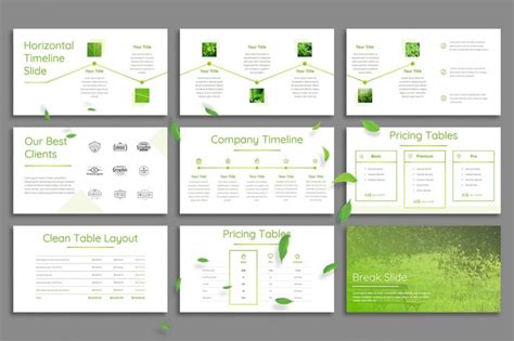 Leaf Powerpoint Template MasterBundles