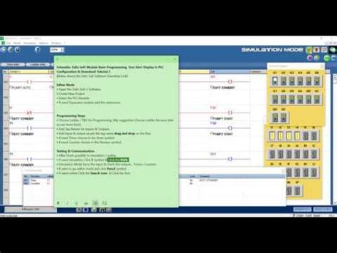Schneider Zelio Soft Basic Programming Text Alert Display