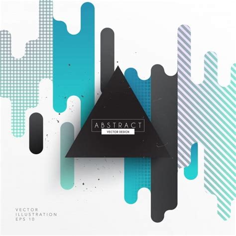 추상적 인 형태와 파란색 텍스처와 배경 Eps Uidownload