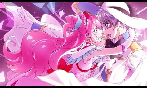 Nagomi Yui Cure Precious Shinada Takumi And Black Pepper Precure And 1 More Drawn By