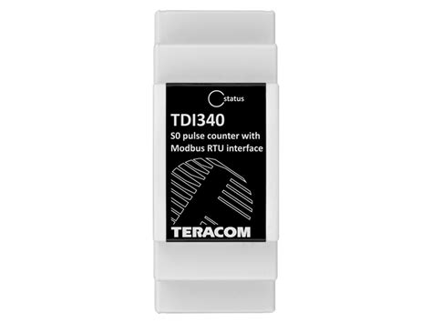 Tdi340 Numărător De Impulsuri Cu 4 Intrări Izolate și Interfață Modbus Rtu Sincro Systems