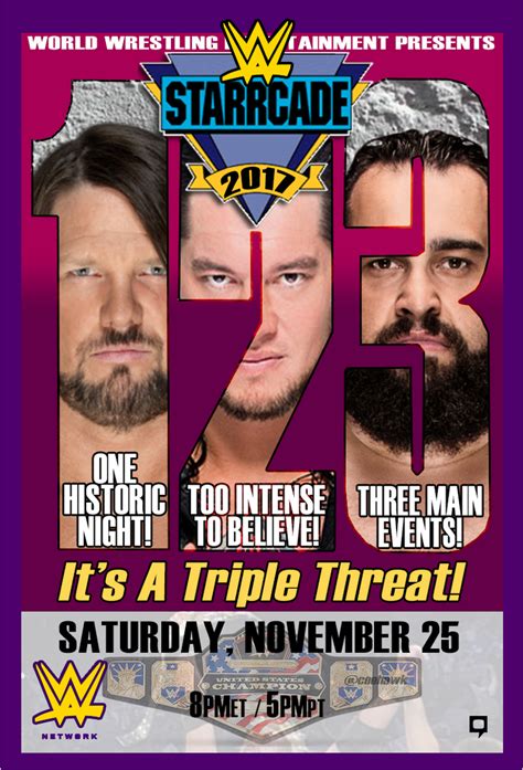 Wwe Starrcade 2017 1994 Art Update By 4ceehawk On Deviantart