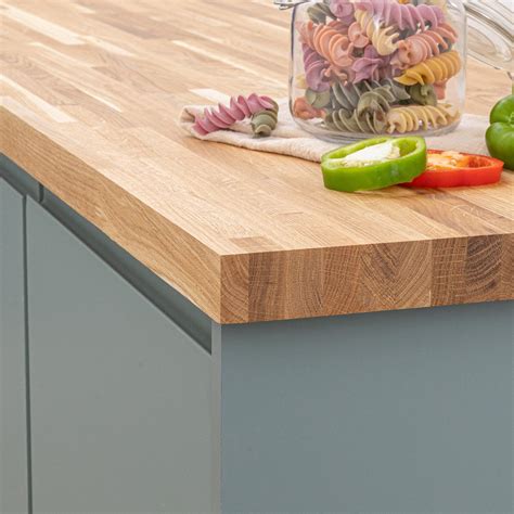 Solid Oak Kitchen Worktops 2m And 3m Lengths Free Cutting To Etsy