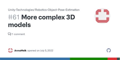 More Complex 3d Models · Issue 61 · Unity Technologiesrobotics Object