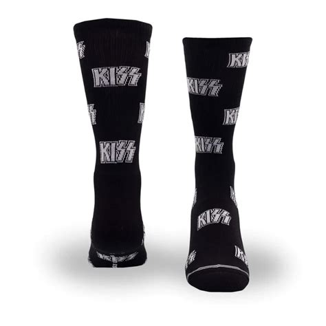 Ponožky Perri´s Sock Kiss All Over Logo Black Ksa301 001