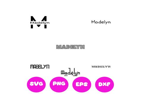 Madelyn Girl Names Svg Cut File By Brilliant Digital Designs