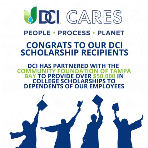 I Am Very Proud Of My Daughter For Being One Of The Recipients Of The Dci Scholarship Thank You