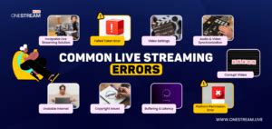 Guide For Troubleshooting Common Live Streaming Errors