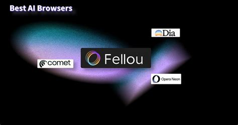 the best ai browsers for productivity and automation this year
