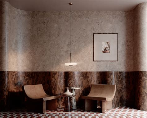 Cherry Interior Apartment Design 8 Images Behance