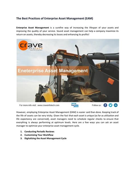 Ppt Enterprise Asset Management System Eam Sap Eam Powerpoint