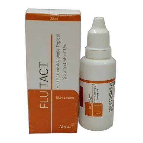 Flutact Fluocinolone Acetonide Topical Solution Lotion 15 Gm At ₹ 145