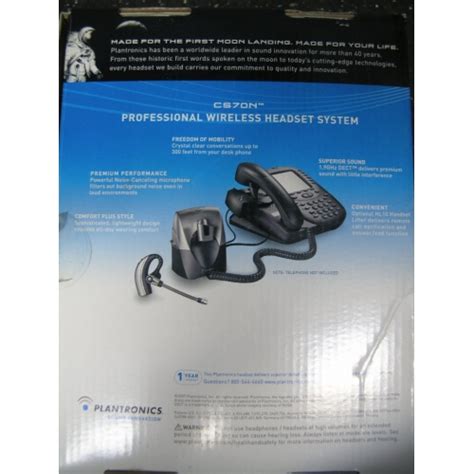 Plantronics Cs N Professional Wireless Headset System W Lifter Allsold Ca Buy Sell Used