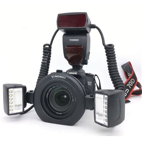 Yongnuo Yn 24ex Macro Flash Twin แฟลช คู่ ระบบออโต้ For Canon รับประกัน 6 เดือน Shopee Thailand