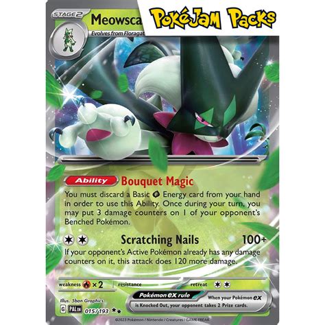 Meowscarada ex 015 193 Ultra Rare Paldea Evolved Pokémon TCG