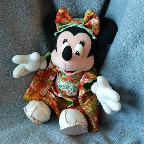 Disney Toys Tokyo Disneyland Japan 99s Minnie Mouse Kimono 11
