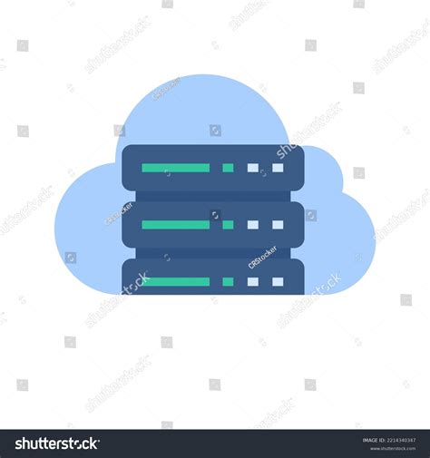 Data Center Servers Connecting Big Data Stock Vector Royalty Free