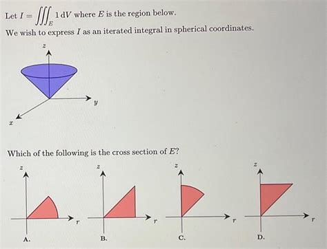 solved let e be a solid that has the following cross