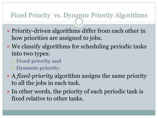 Priority Driven Scheduling Of Periodic Tasks Pptx