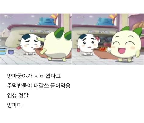 양파쿵야 이거뭐야 주먹밥쿵야 머리떼먹음 인스티즈 Instiz 일상 카테고리