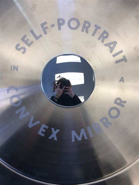 Material Of The Week Self Portrait In A Convex Mirror