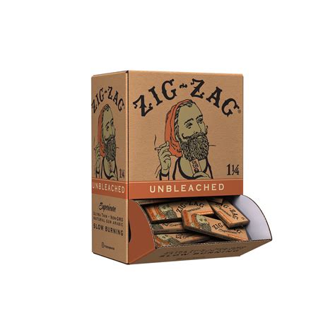 Zig Zag 70s Unbleached Cones 18 Per Pack 8 Count Per Display — Mj