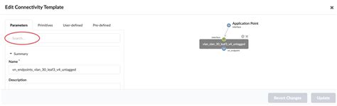 Update Connectivity Template Apstra 50 Juniper Networks