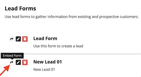 Embed Lead Forms On The Website How To Gingr