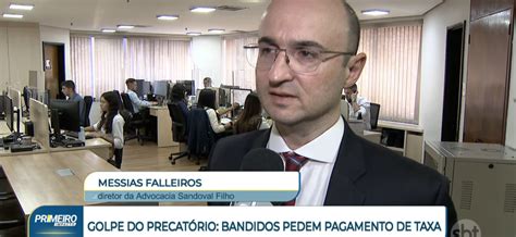 Reportagem do SBT denuncia golpe do precatório Diretor da Advocacia é entrevistado Advocacia