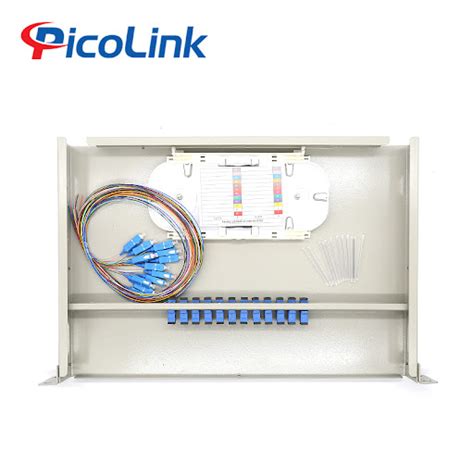 Hộp Phối Quang Odf 12fo Lắp Rack Chuẩn Lcupc Scupc Singlemode Sm
