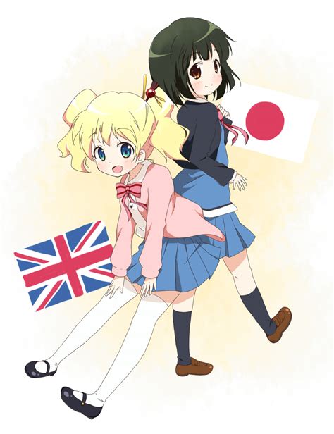 Alice Cartelet And Oomiya Shinobu Kin Iro Mosaic Drawn By Toma