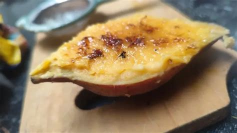 Resep Creme Brulee Ubi Cilembu Lembut Manis Food Fimela