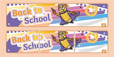 50 Banner Selamat Datang Back To School Sambut Mpls Sd