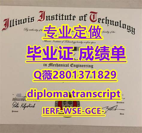 国外学位证书补办iit毕业证【q薇2801371829】未能正常完成学业定做理美国伊利诺伊理工学院大学学位证成绩单全套办理伊利诺伊理工学院