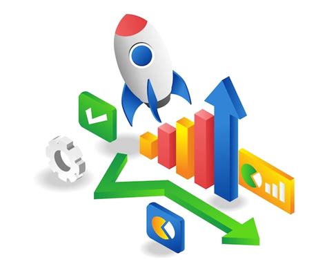 Premium Vector Launch Rocket Analysis Data