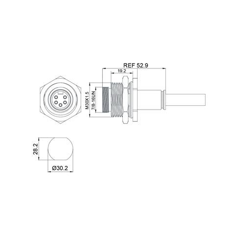 M8 Female 6 Pin Cable Assembly Circular Connector M12 Acode 02m Wire 8p Buy Shield Connector
