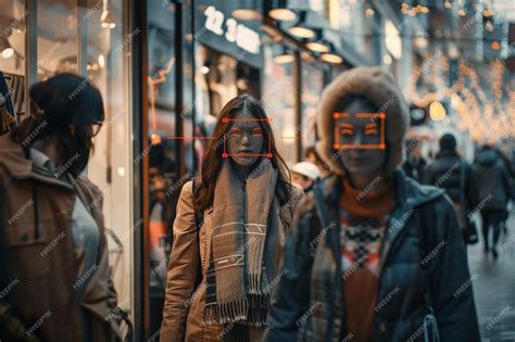 Evaluate The Effectiveness Of Facial Recognition I Generative Ai Premium Ai Generated Image