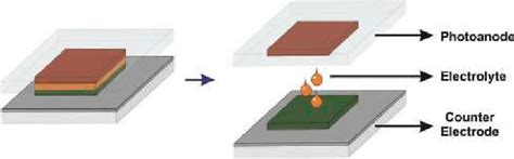 Scheme Of Fabricated Dssc Cell Composed Of Three Main Components And Download Scientific