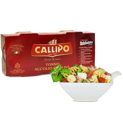 Pesce Tonno Latta Tonno Callipo Yellowfin Callipo 160gx2 Latteria Del Sole