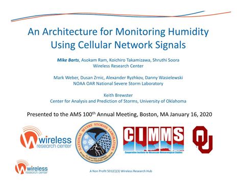 An Architecture For Monitoring Humidity Using Cellular Network Signals