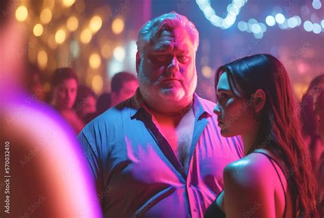 Sugar Daddy In A Fictitious Red Light District Older Man Looking