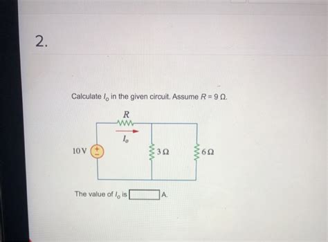 solved 2 calculate in the given circuit assume r 90 r ww