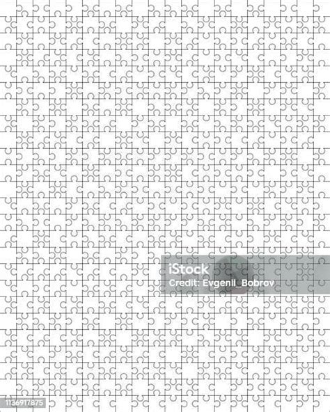500個白色拼圖 排列在25x20 垂直矩形形狀拼圖範本準備列印白色切割指南向量圖形及更多團隊工作圖片 團隊工作 垂直構圖 外型