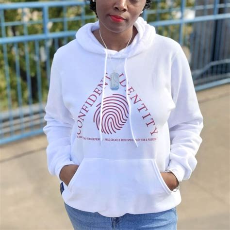 Confident Identity Triangle Cotton Womens Hoodie • Rachels Worth