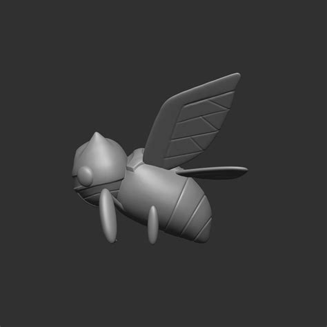 3d File 291 Ninjask 🐉 ・3d Printing Design To Download・cults
