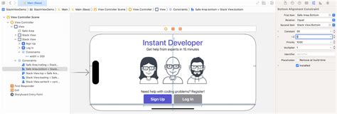 Designing Ui Using Stack Views Beginning Ios Programming With Swift And Uikit Ios Sample