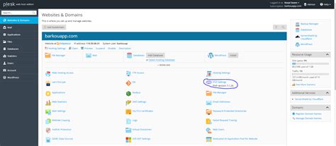 การเปลี่ยนเวอร์ชั่น Php ใน Plesk คู่มือการใช้งาน Hostinglotus